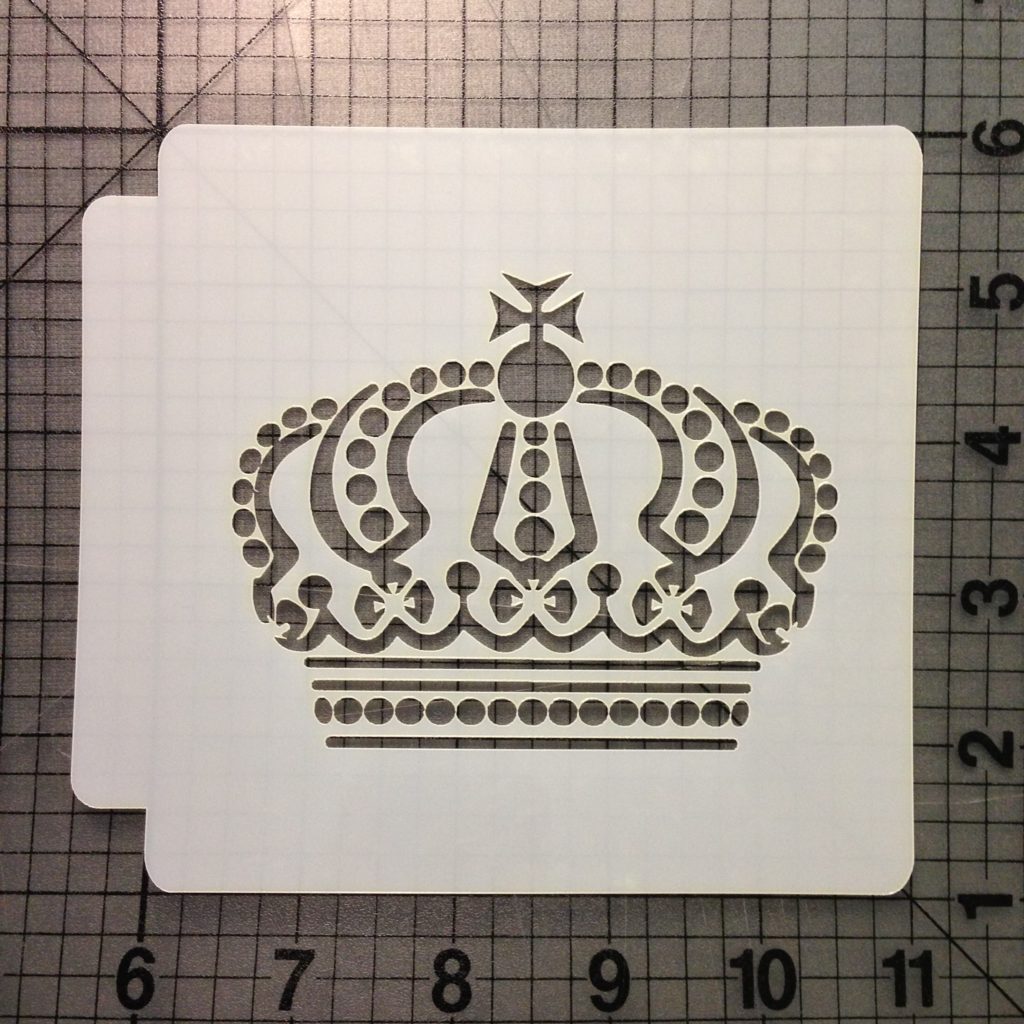 Crown Stencil 2 inch - Annettes Cake Supplies