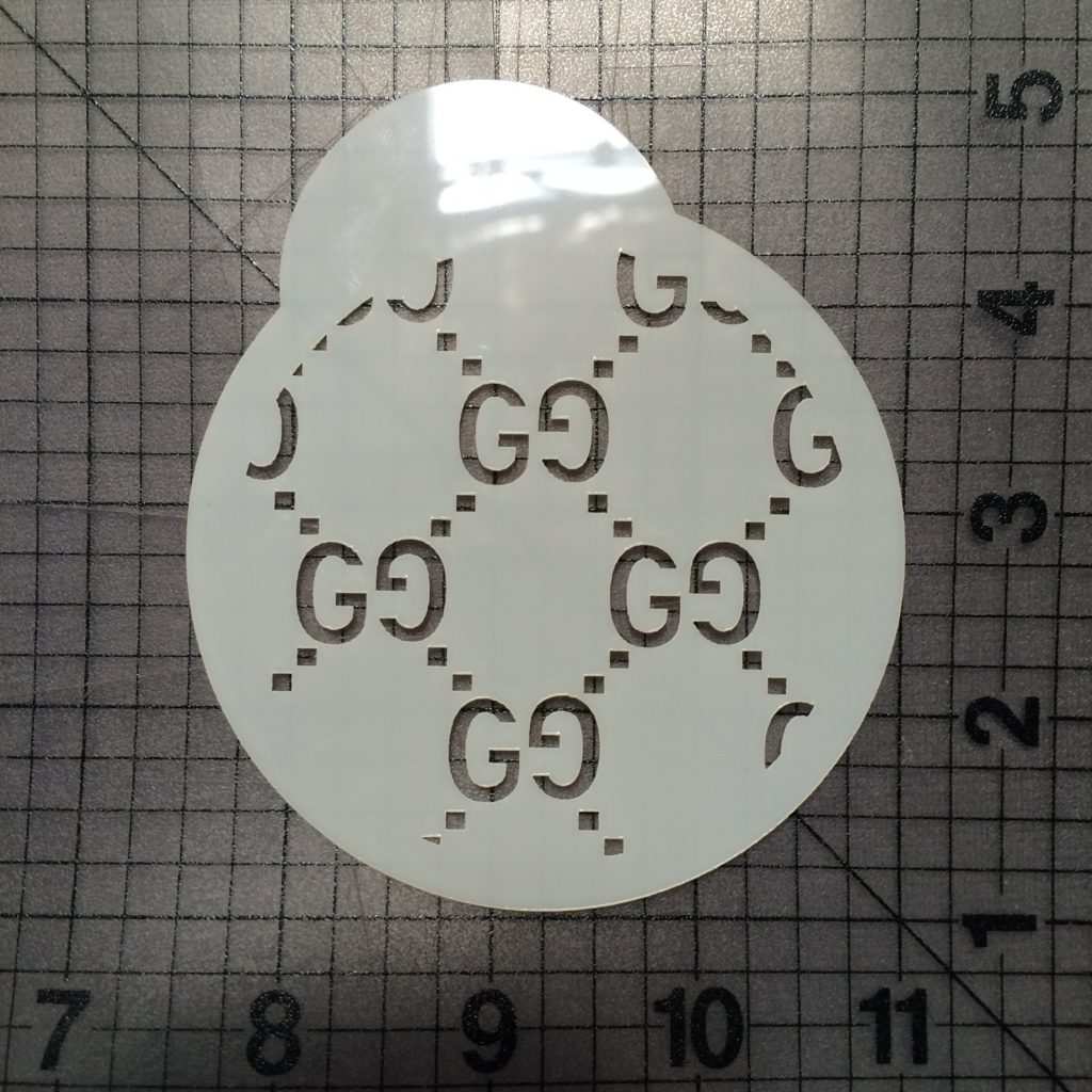 High Fashion Pattern Stencil G - Annettes Cake Supplies