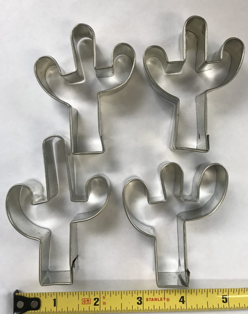M 4pc Cactus Cutter Set - Annettes Cake Supplies