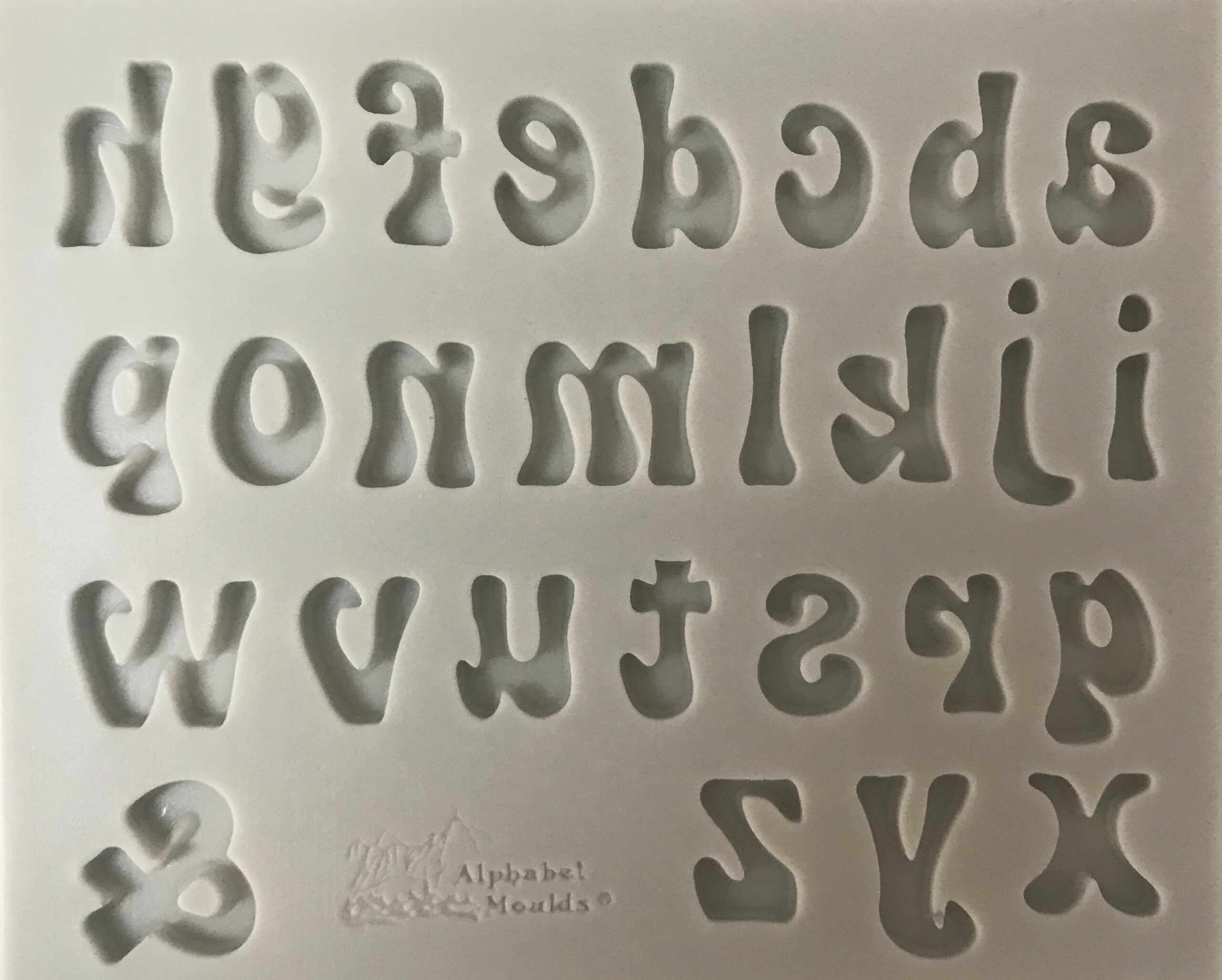 Lowercase Letters Silicone Mold | Annettes Cake Supplies