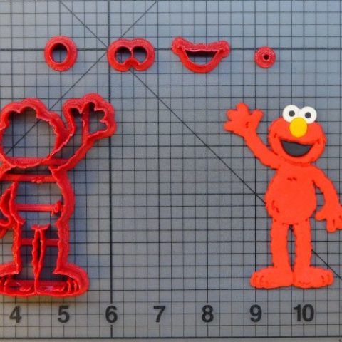 Sesame Street Elmo Body 4 inch | Annettes Cake Supplies